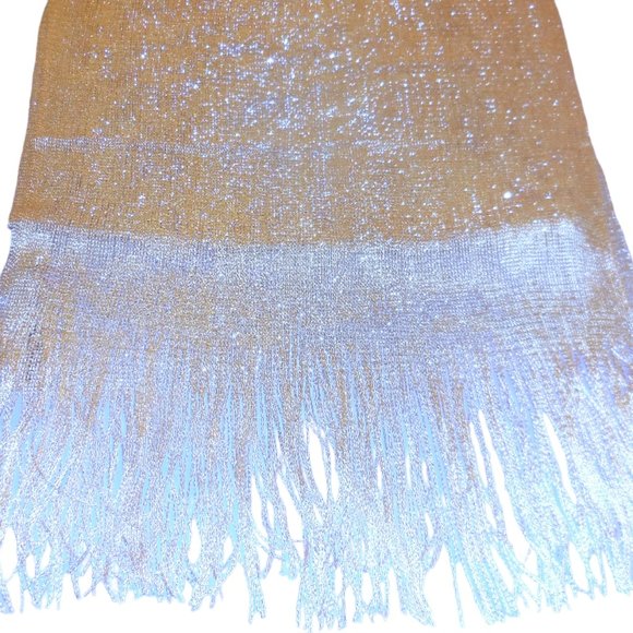 Odiva | Accessories | Shawl Nwt Gold Champagne Metallic Lurex Scraf ...